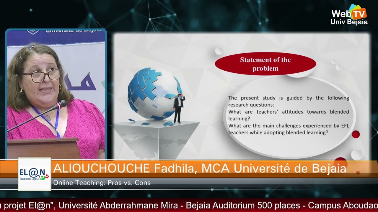 Communication de Mme ALIOUCHOUCHE Fadhila, MCA Université de Bejaia ...