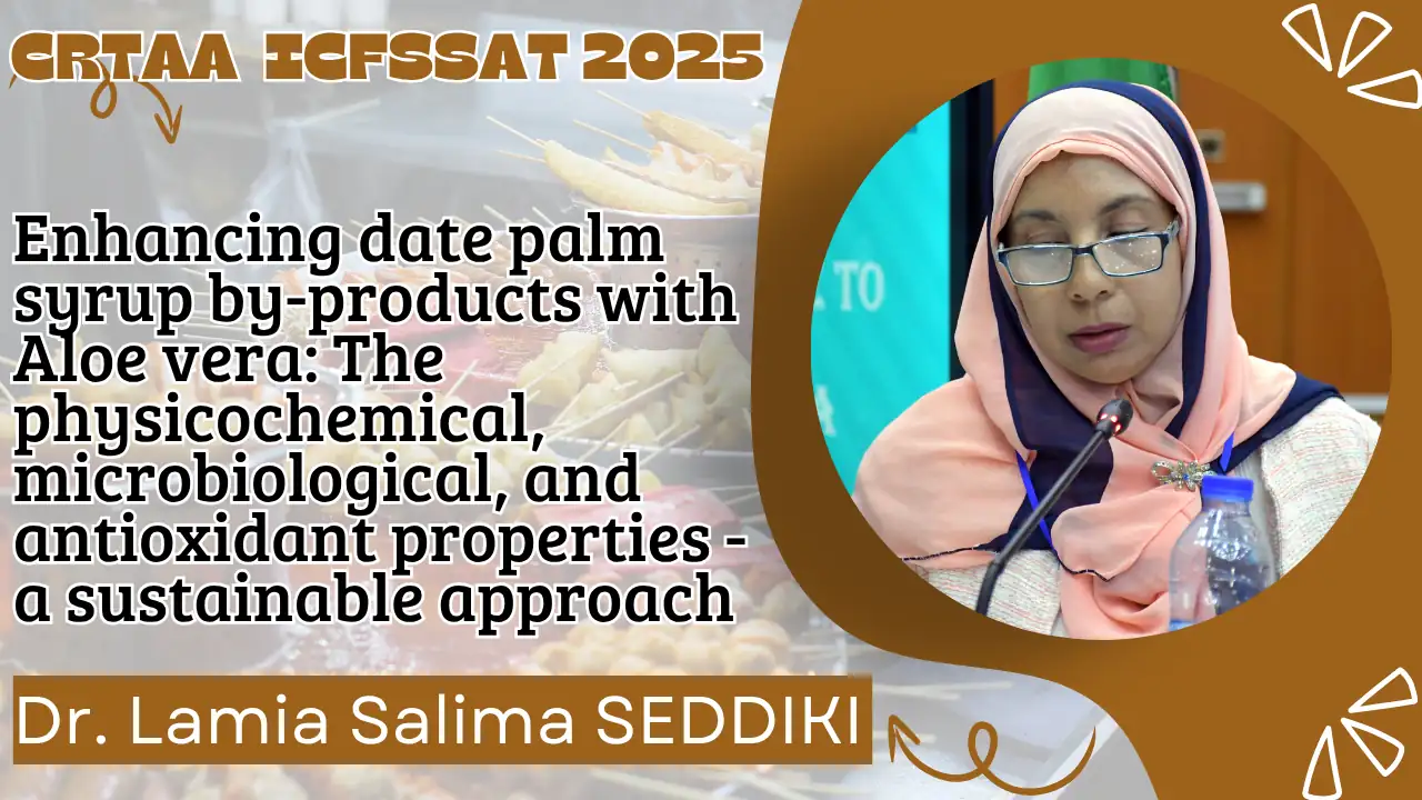 Conference by Dr Lamia Salima SEDDIKI, univ. of Bechar - WebTV ...